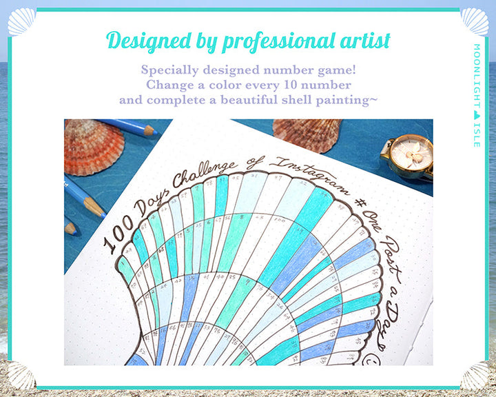 Moonlight Isle | Design with Unique Texture of Art